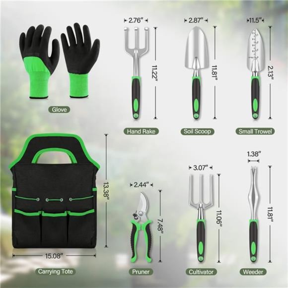 Other | Garden Tool Set 8 Piece Heavy Duty And Lightweight Aluminum ...